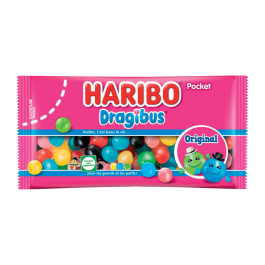 BONBON DRAGIBUS HARIBO SACHET 50G /24 , HARIBO, 8054068