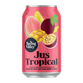 SPRING VALLEY 100% JUS TROPICAL FAT CAN / 33CL, SPRING VALLEY, 8088626