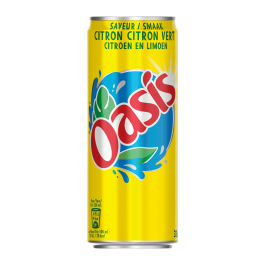 OASIS CITRON CITRON VERT SLIM CAN 33CL/24